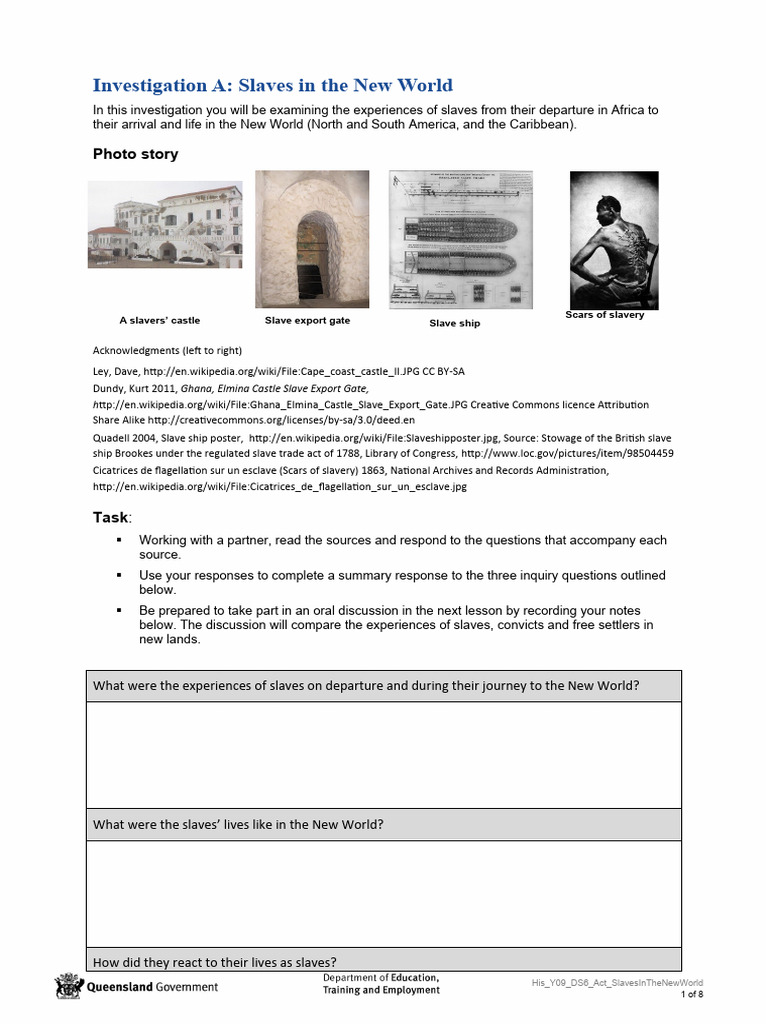 Slaves in The New World | Download Free PDF | Abolitionism | Atlantic ...