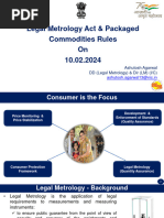 Legal Metrology Act Overview 2023 | PDF | Metrology | Quantity