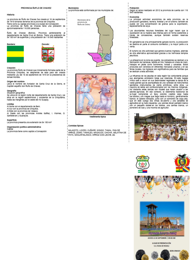 Historia y Cultura de Ñuflo de Chávez | PDF