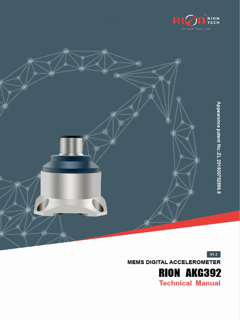 Akg392 Mems Digital Accelerometer | PDF | Integer (Computer Science) | Inertial Navigation System