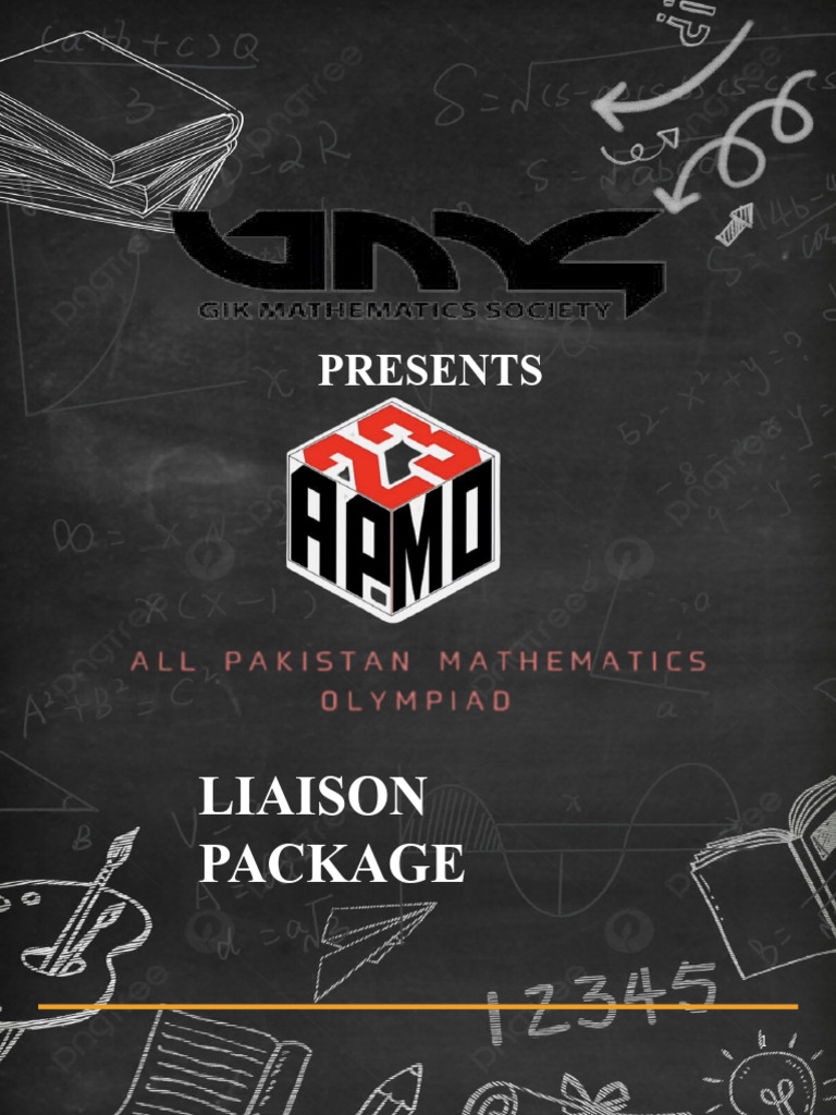 APMO'23 Liaison Package | PDF | Science | Cognition
