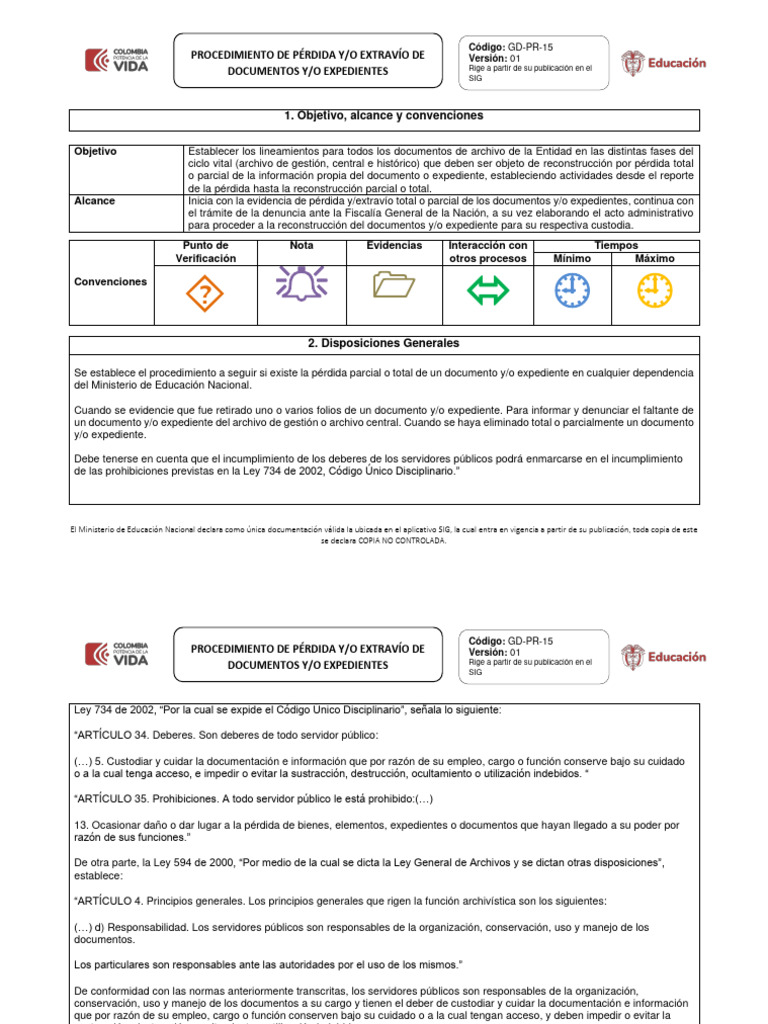 GD-PR-15 Copia Controlada | PDF