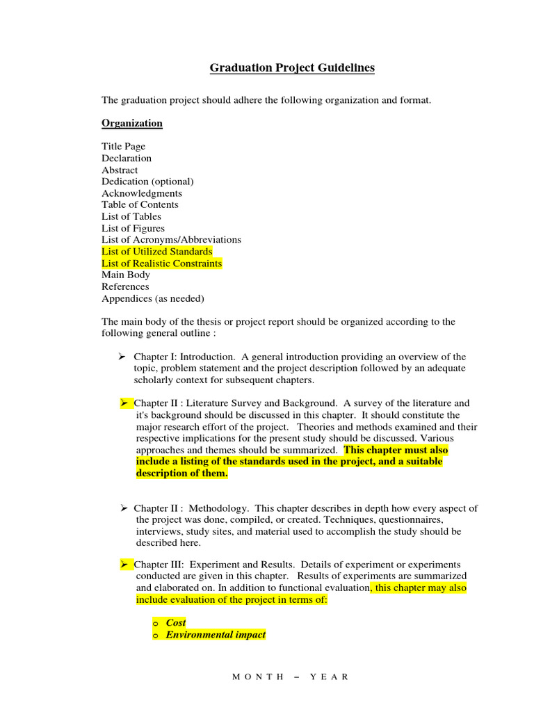 Project Thesis Format 2023 2024 | Download Free PDF | Bracket | Citation