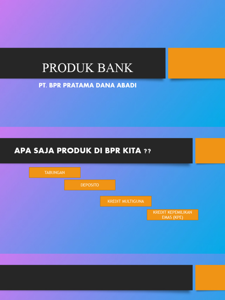 Produk Bank | PDF