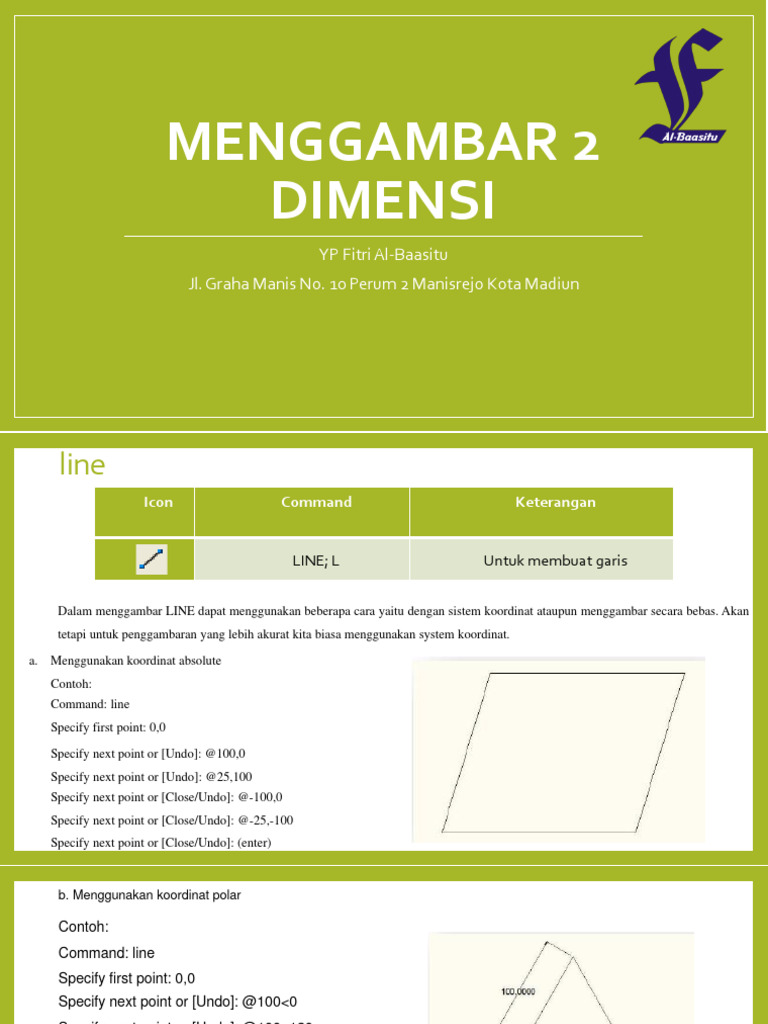 Modul Pengenalan AutoCAD 2 | PDF