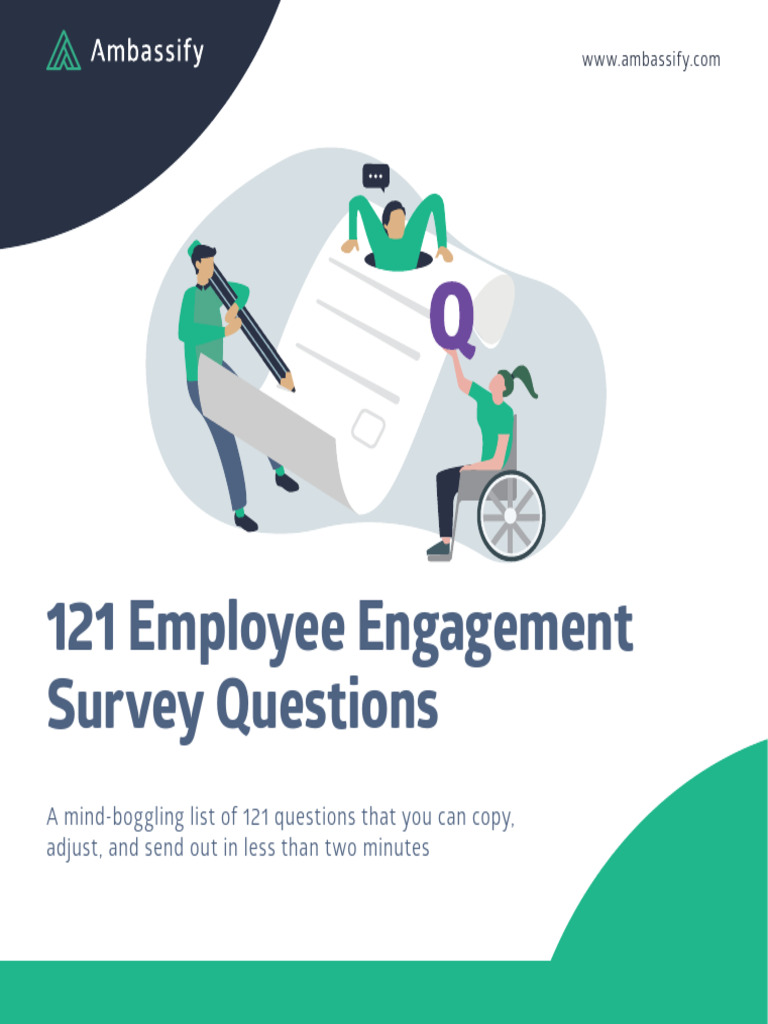 121 Employee Engagement Survey Questions | Download Free PDF | Employment | Social Media