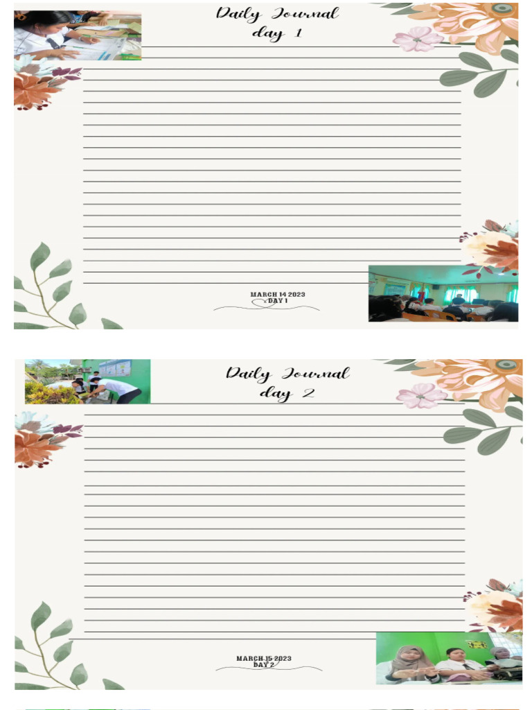 My Daily Journal | PDF