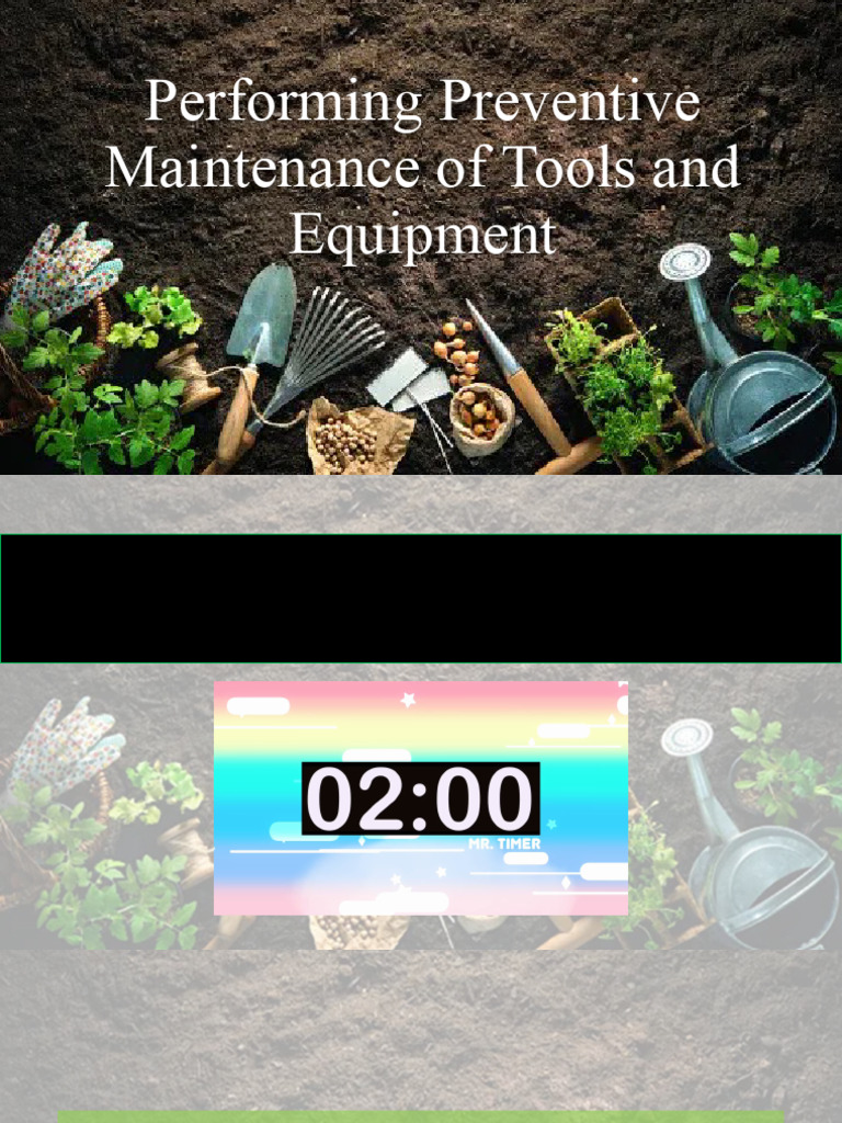 Preventive Maintenance for Farm Tools | PDF | Rust | Knife
