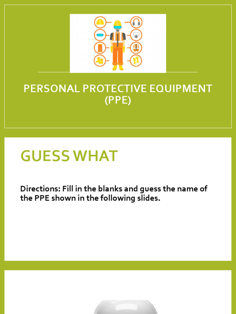 PPE Identification and Safety Guide | PDF | Personal Protective Equipment | Burn