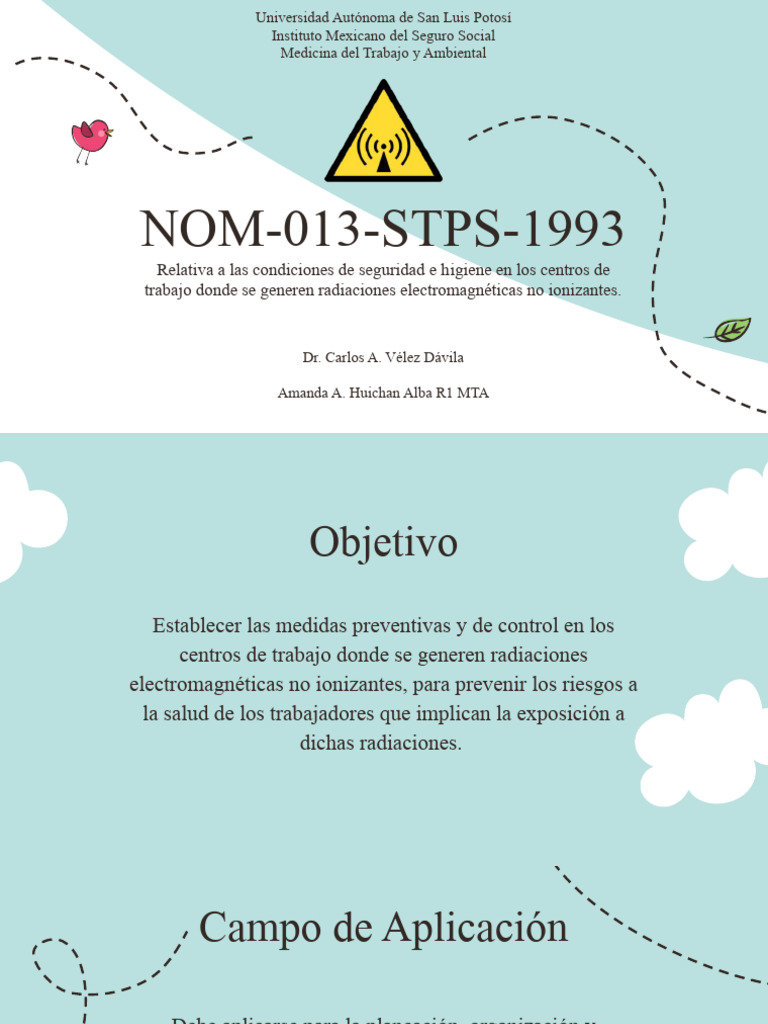 Nom 013 STPS 1993 | PDF | Ultravioleta | Radiación electromagnética