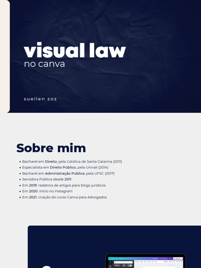Visual Law No Canva - Suellen Zoz | PDF