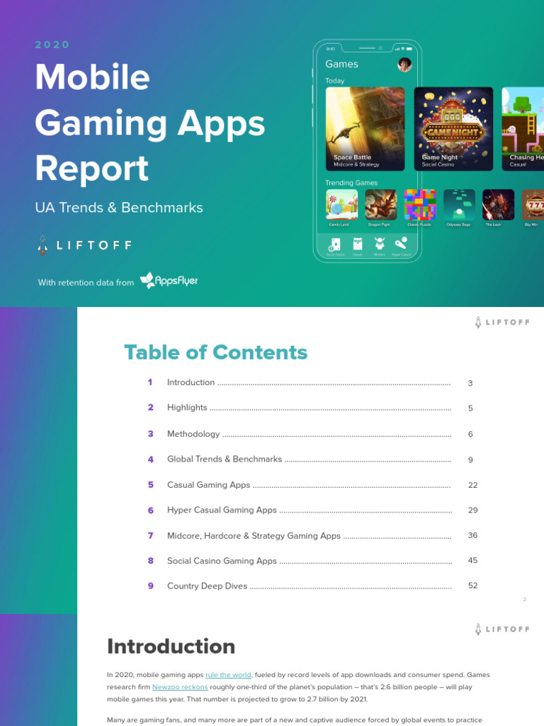 2020 Mobile Gaming Apps Report | Download Free PDF | Mobile App ...