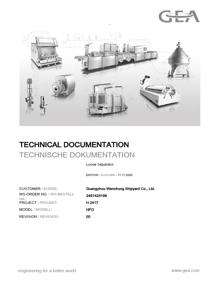 Technical Documentation: Technische Dokumentation | PDF