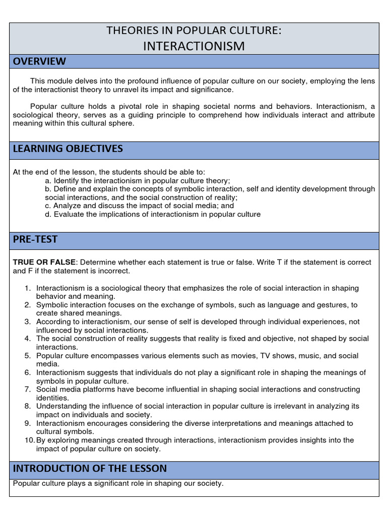 Module JBG Gee3 | PDF | Identity (Social Science) | Social Psychology