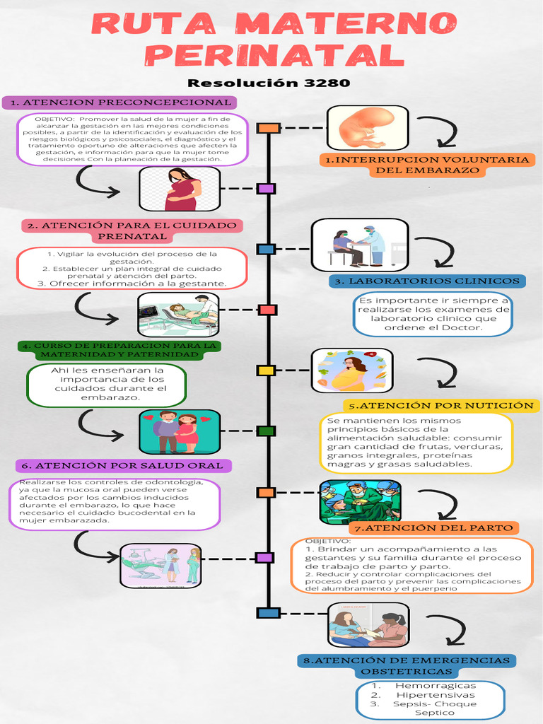 Infografia Ruta Perinatal | PDF | El embarazo | Parto