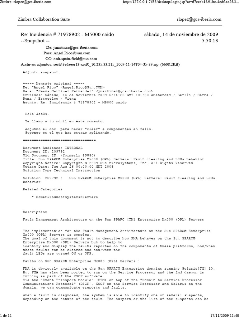 Vdocuments - MX Comandos Diagnostico Errores m5000 | PDF | Computer Engineering | Computer Science