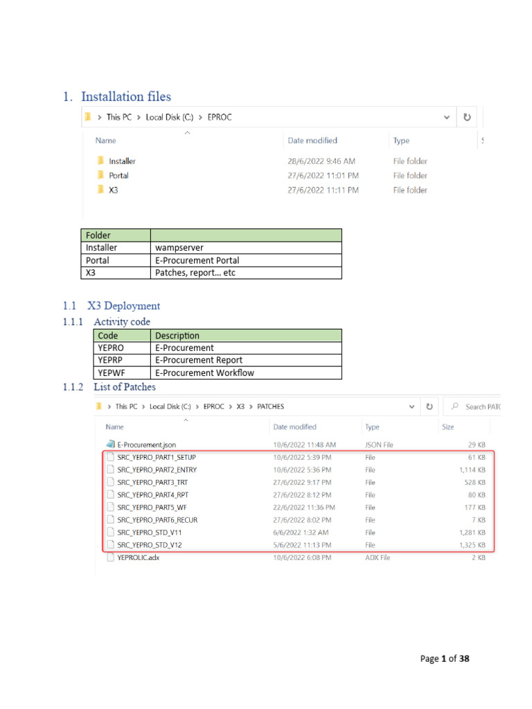 E-Procurement - InstallationGuide 28feb2023 | PDF | World Wide Web | Internet & Web