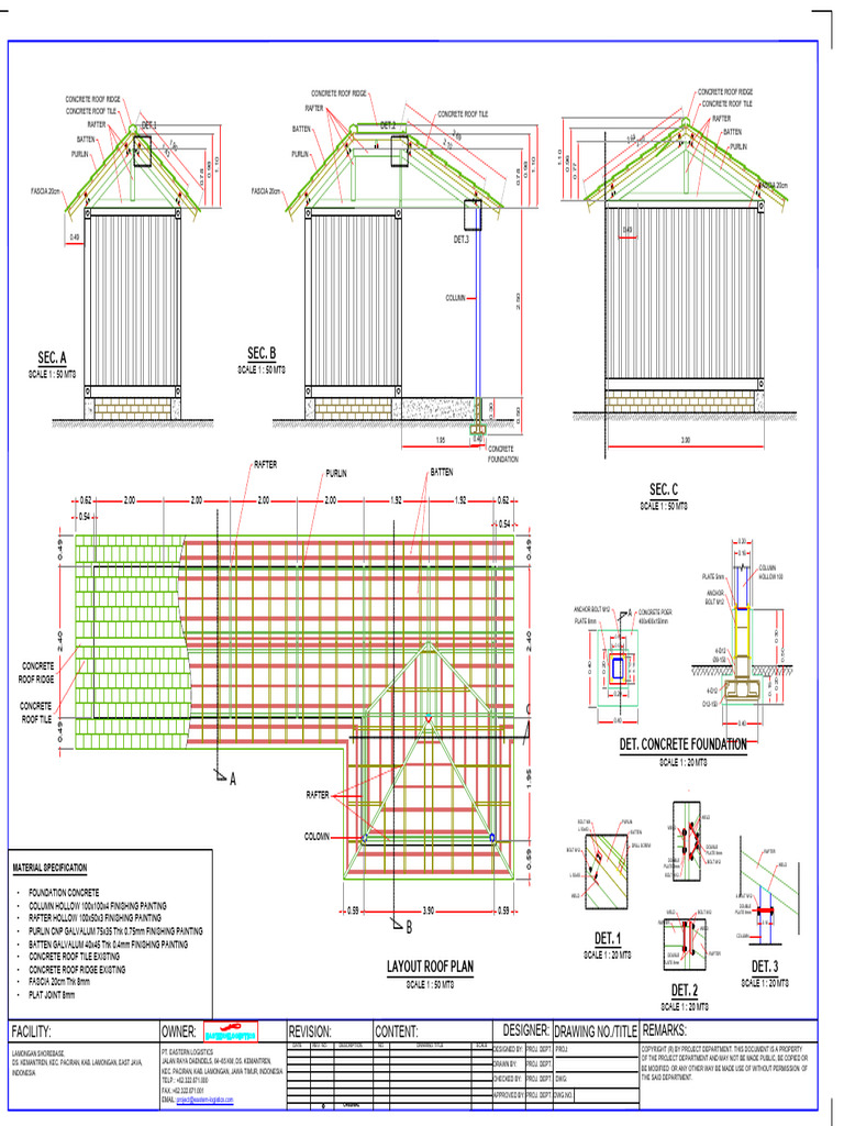 Dwg-Lsb-20220713-Exe Sleeper Roofing | PDF | Architectural Design ...