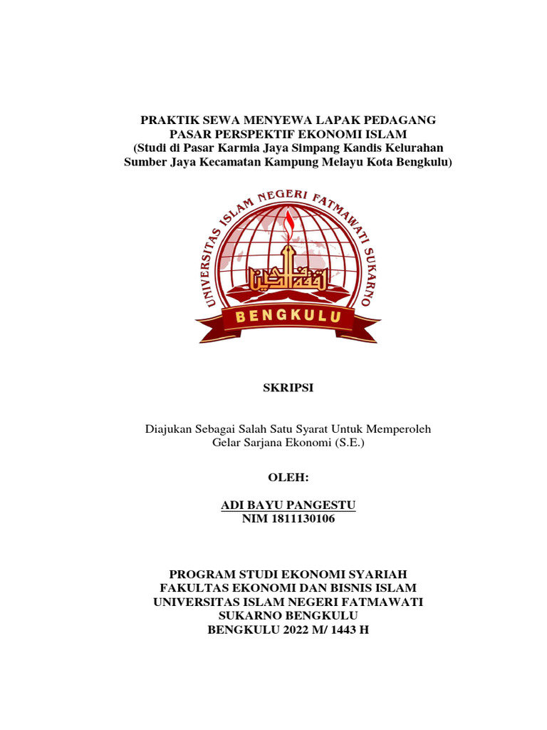 Skripsi Adi Bayu Pangestu | PDF