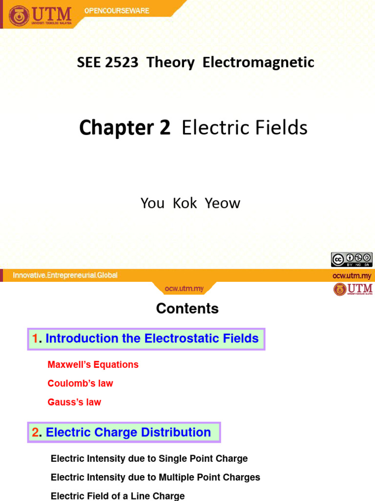 CHAPTER 2 Electric Fields | PDF | Permittivity | Electric Field