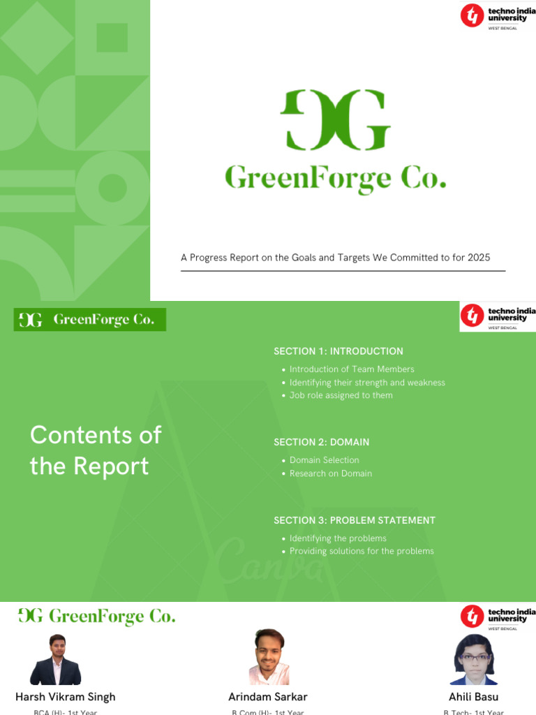 GreenForge Presentation | PDF | E Commerce | Digital Marketing