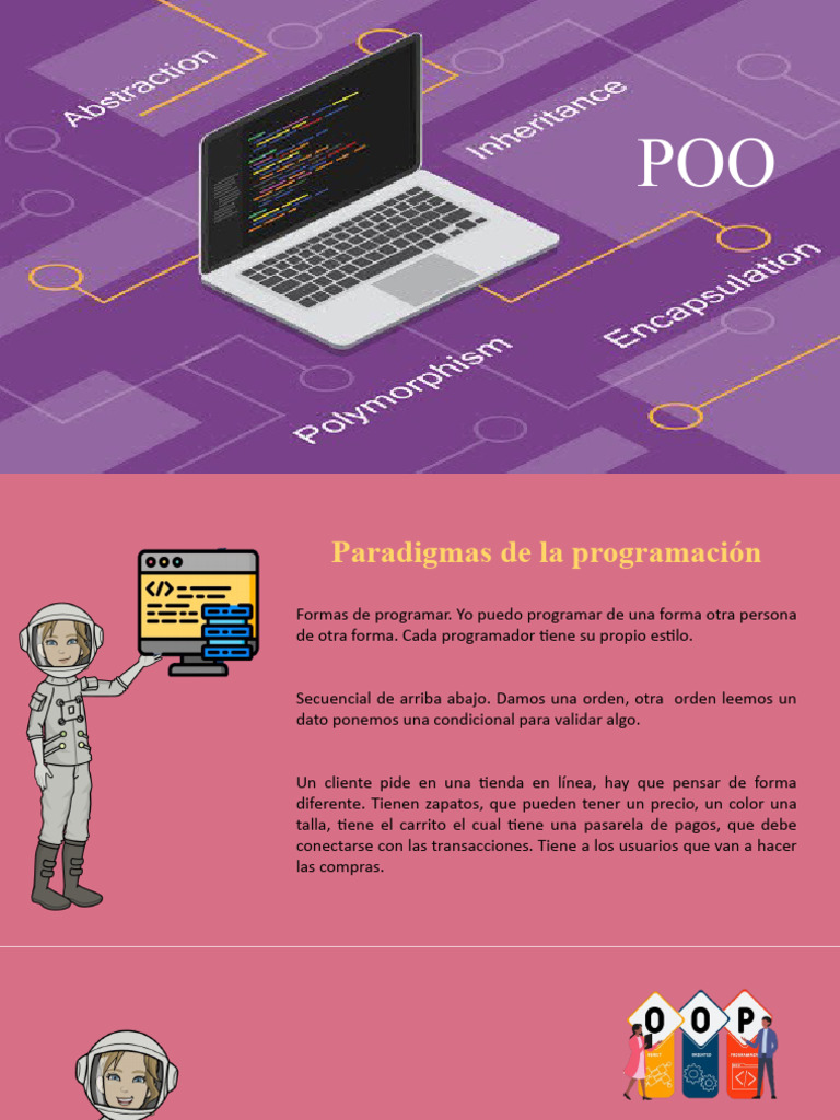 Poo | PDF | Objeto (informática) | Programación orientada a objetos