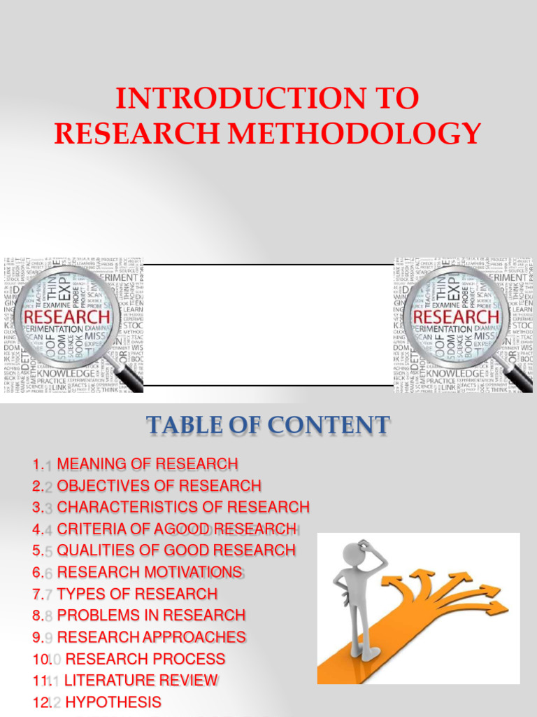 Basic Concepts of Research Methodology | PDF | Quantitative Research ...