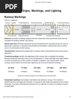 ICAO Recommended Airport Signs - Runway and Taxiway Markings | PDF ...