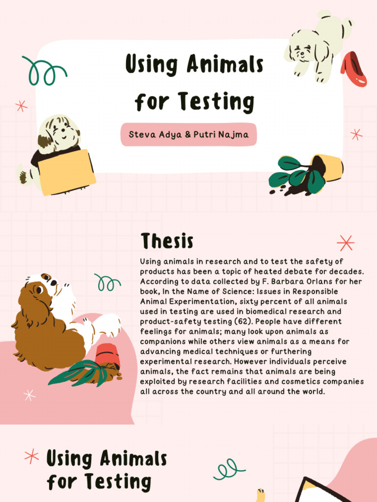 Using Animals For Testing | PDF