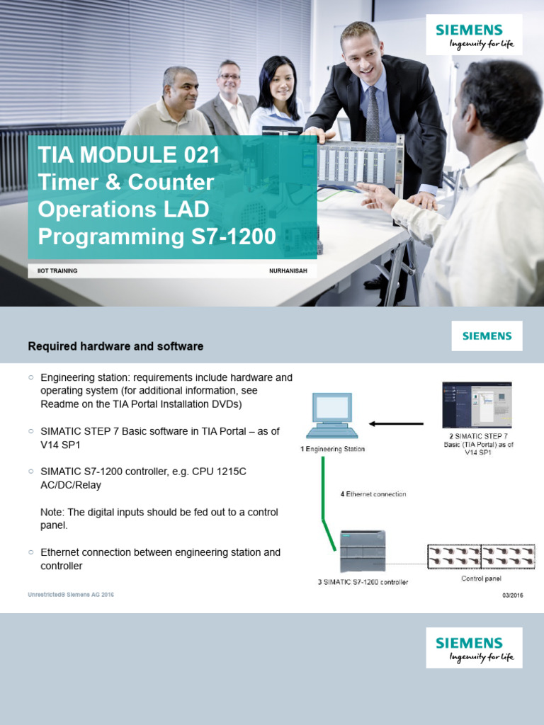 Tia Timerandcounter 1 Pdf Timer Programmable Logic Controller