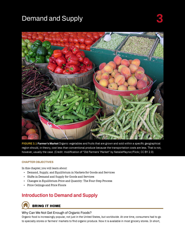 Introduction To Demand and Supply | PDF | Supply And Demand | Demand