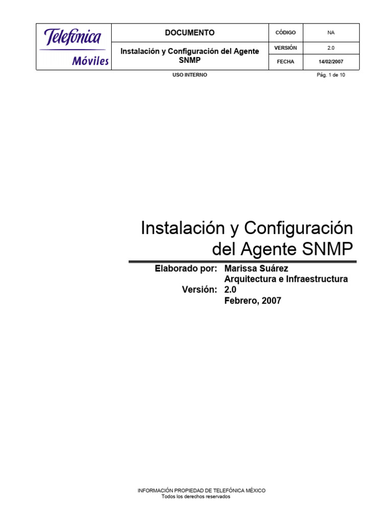 SNMP Solaris | Descargar gratis PDF | Gestión de tecnología de la información | Informática