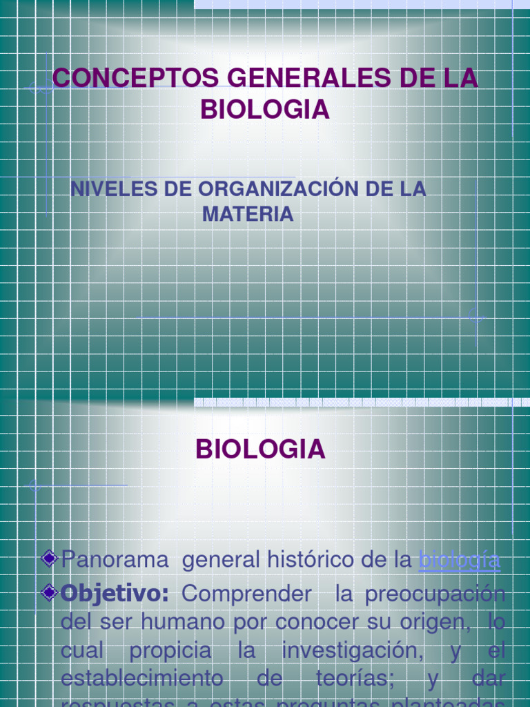 Conceptos Generales de Biologia | PDF | Biología | Organismos