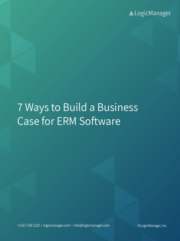 7 Ways To Build A Business Case For ERM Software | PDF | Internal Audit ...