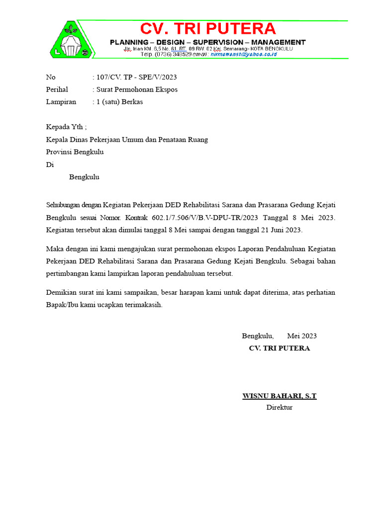Surat Ekspos | PDF