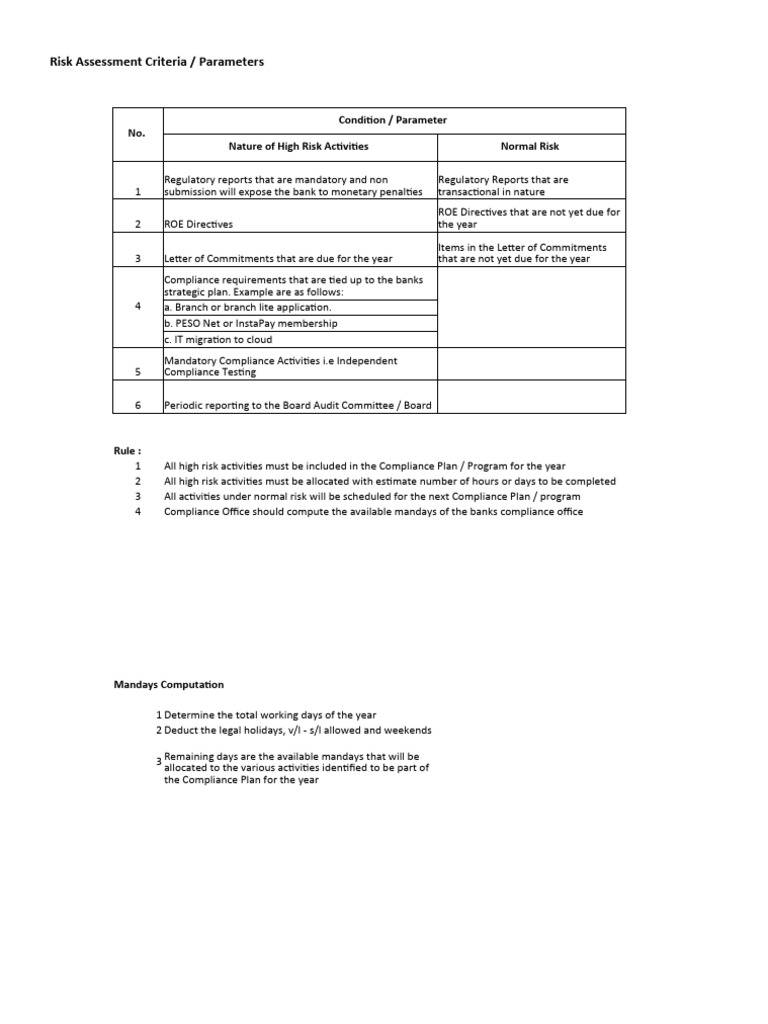 Risk Assessment WorkSheet | PDF | Audit | Risk