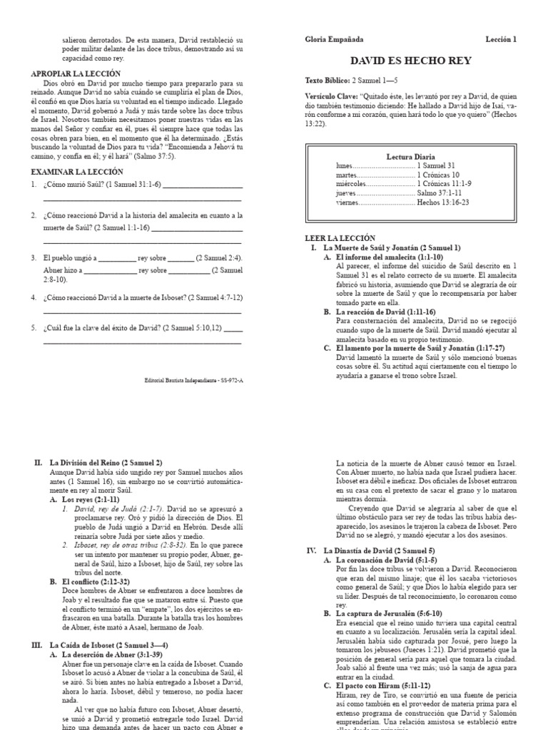 Gloria Empañada | PDF | David | Arca de la Alianza