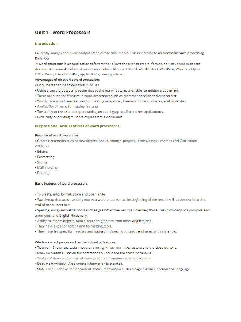 Word & Excel Practical Notes | PDF