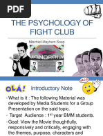 Dissociative Identity Disorder in Fight Club | PDF | Psychological ...