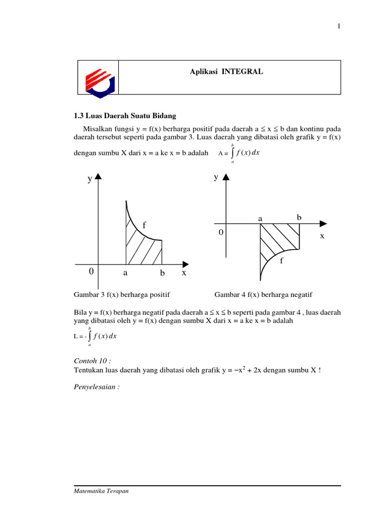 Aplikasi Integral | PDF