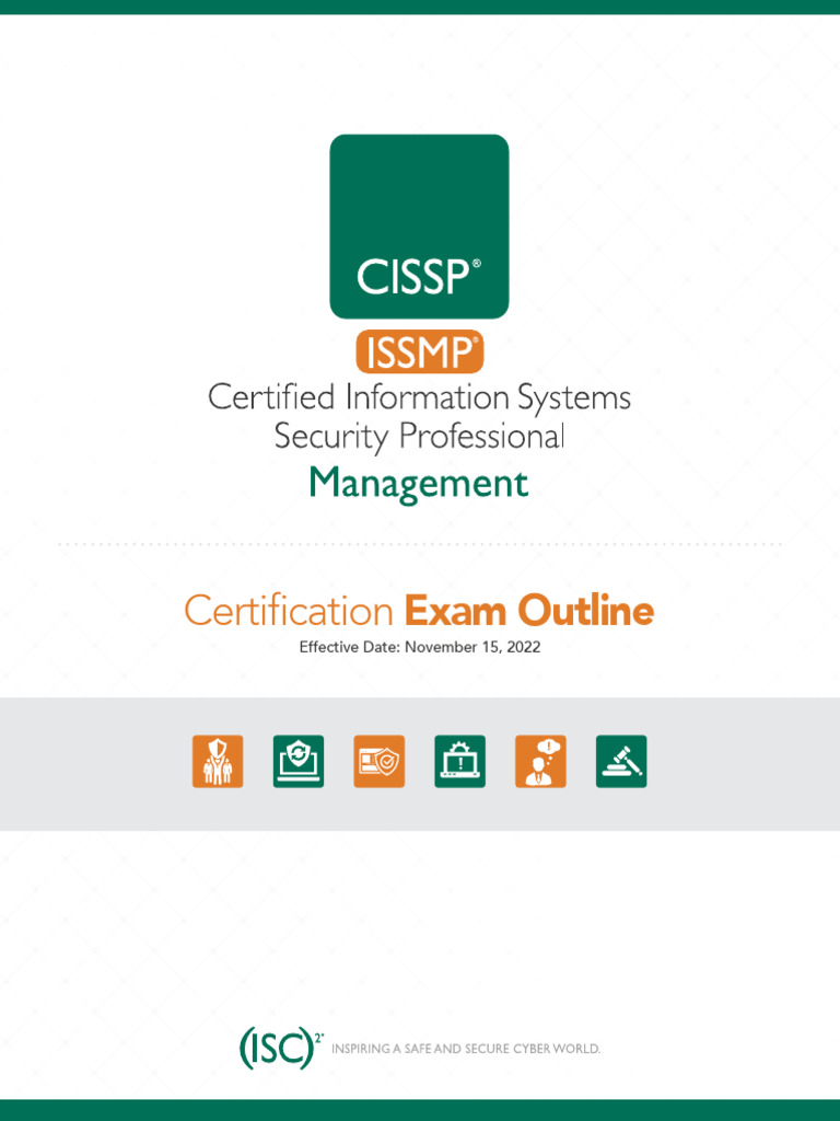 CISSP ISSMP Exam Outline November 2022 English | PDF | Computer ... CISSP ISSMP Exam Outline November 2022 English | PDF | Computer ...