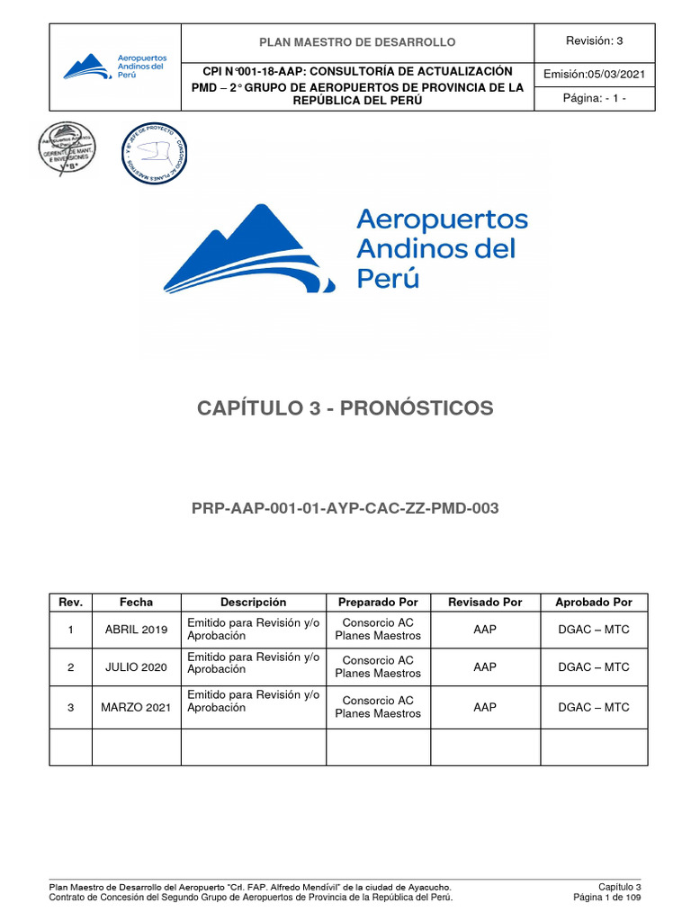 PRP-AAP-001-01-AYP-CAC-ZZ-PMD-003-r3 | PDF | Aeropuerto | America latina