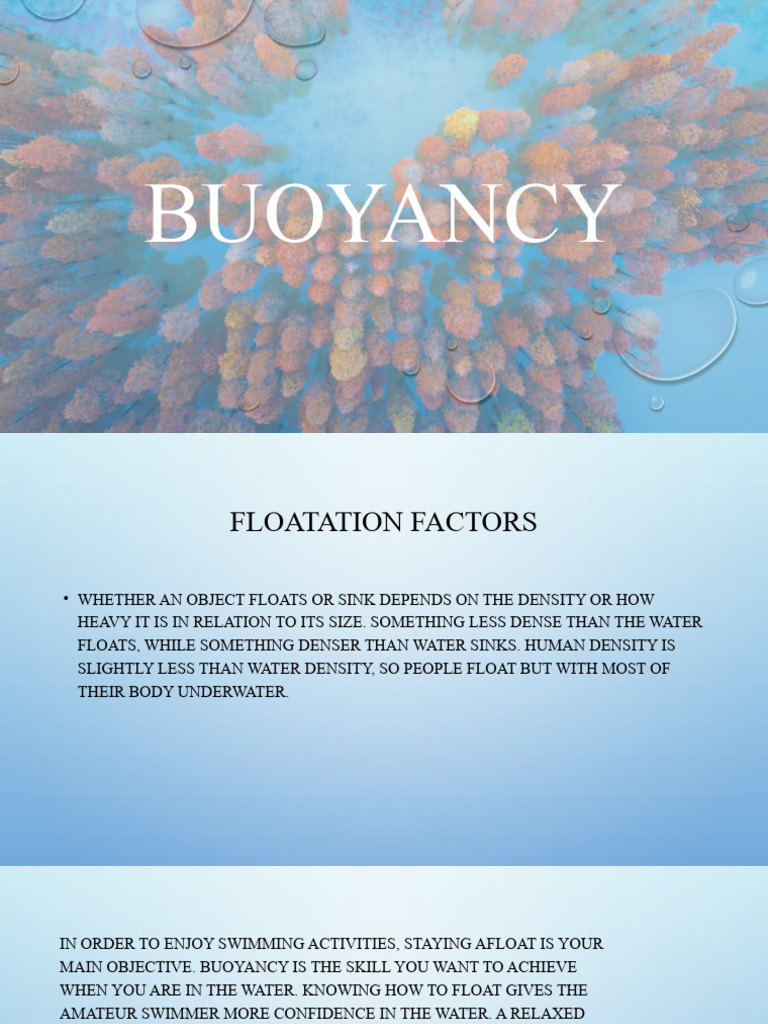 Pe 4 Lesson 3 | PDF | Buoyancy | Swimming