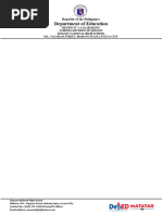 Sample School Level Activity Design Template | PDF | Meal | Lunch