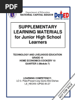 Lesson Plan Tle Market Forms | PDF | Cooking, Food & Wine | Wellness