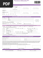 HDFC Corp Resident Account NRO Form PDF | PDF | Identity Document
