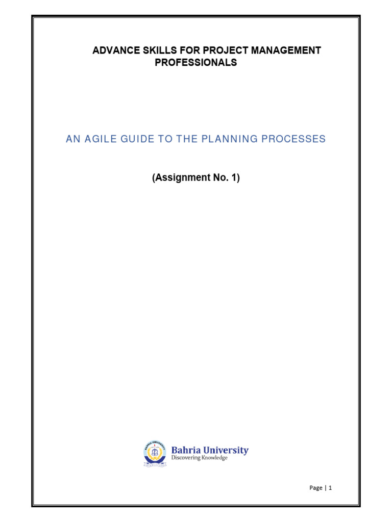 Agile Project Assignment | PDF | Agile Software Development | Project Management
