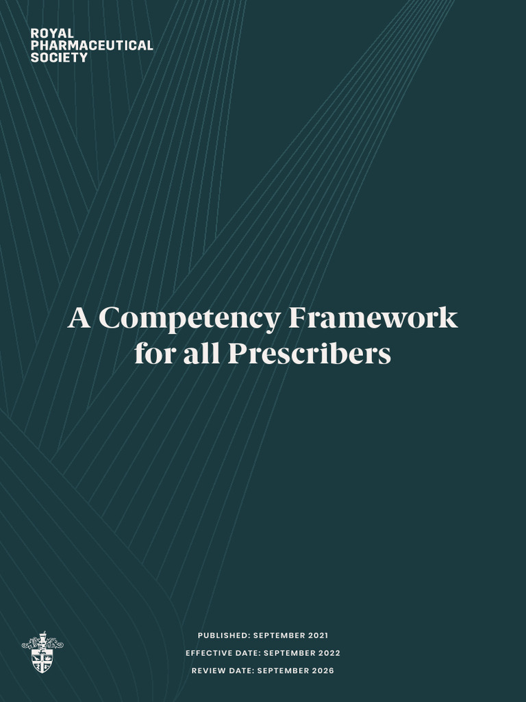 Prescribing Competency Framework. | PDF | Caregiver | Medical Prescription