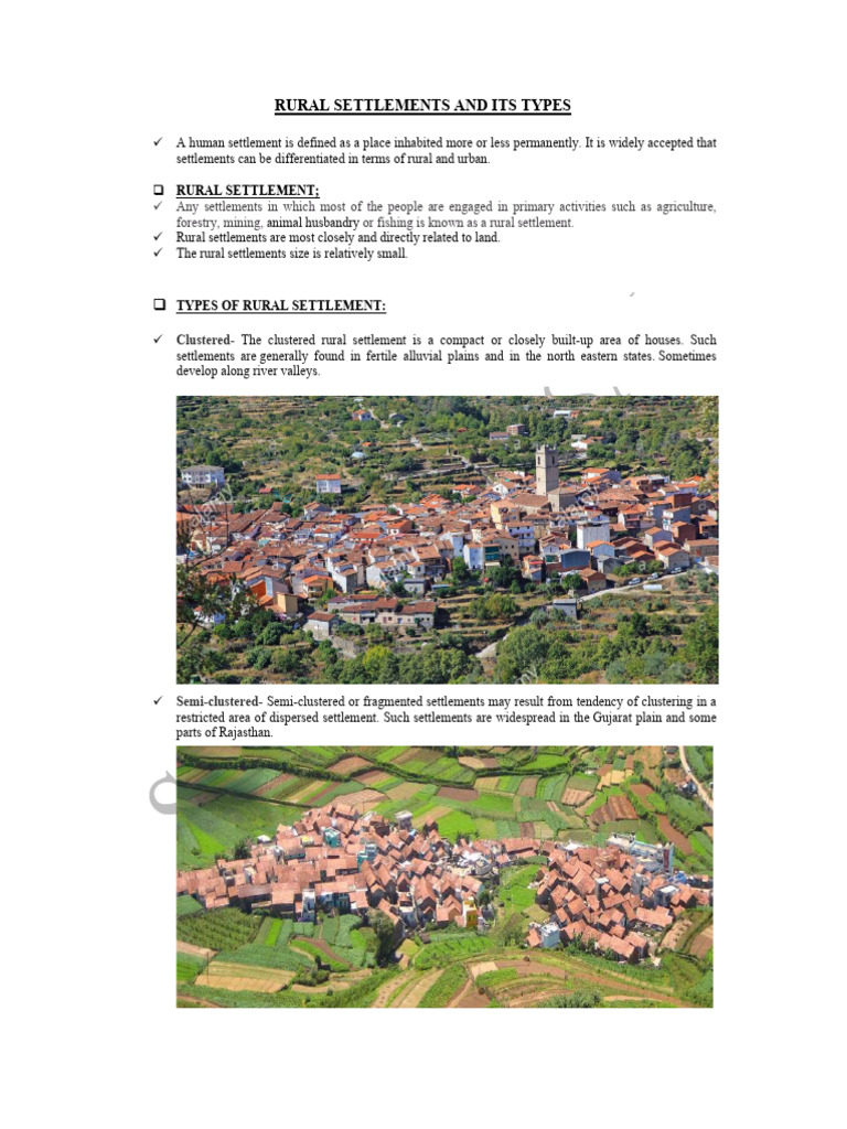 Settlement Geography | PDF | Human Migration | Human Capital Flight