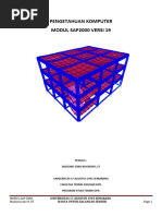 Modul Pengenalan Basic Software Sap 2000 (Shafa) | PDF